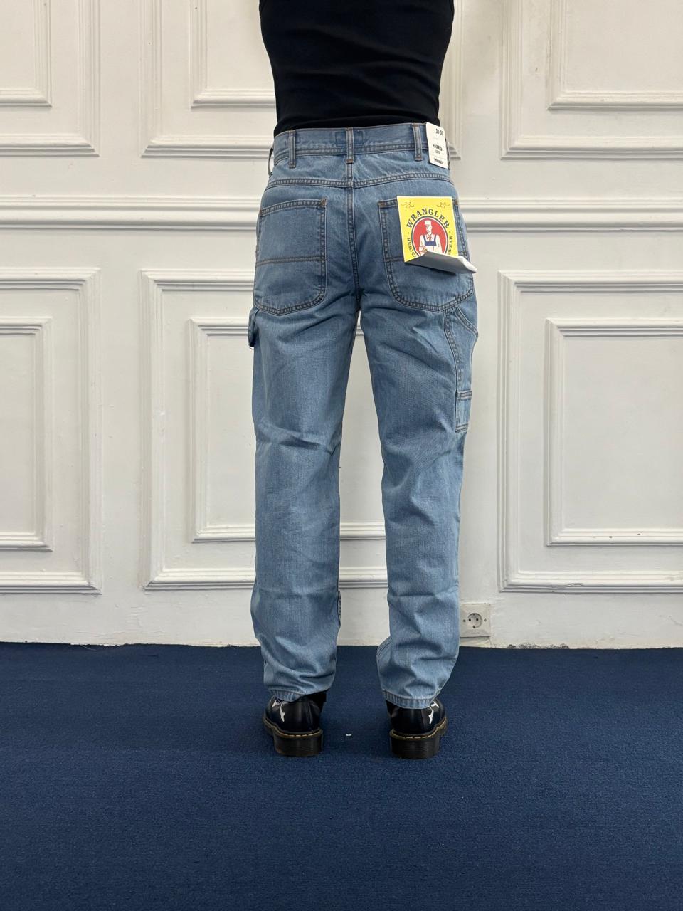 Jual WRANGLER CARPENTER JEANS HARRIS LOOSE LIGHT BLUE ( HARRISMC01P25 ...