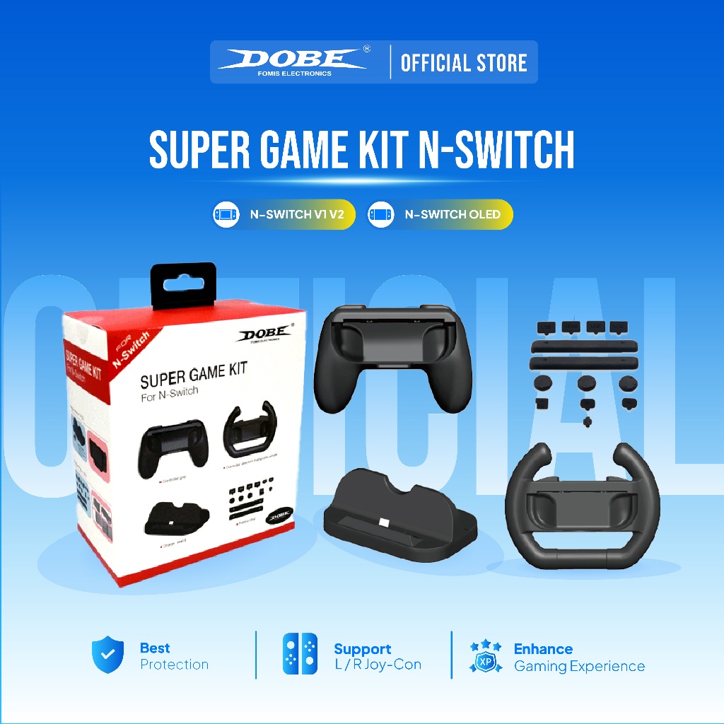 Jual Dobe Nintendo Switch Super Game Kit - Official Indonesia | Shopee ...