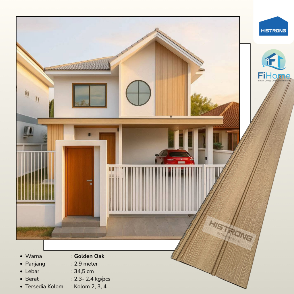 Jual uPVC Soffit Panel By Histrong PVC Plafon Dinding Indoor Outdoor ...