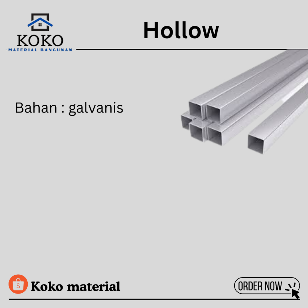 Jual Hollow galvanis 2x4 ketebal 0,7 | Shopee Indonesia