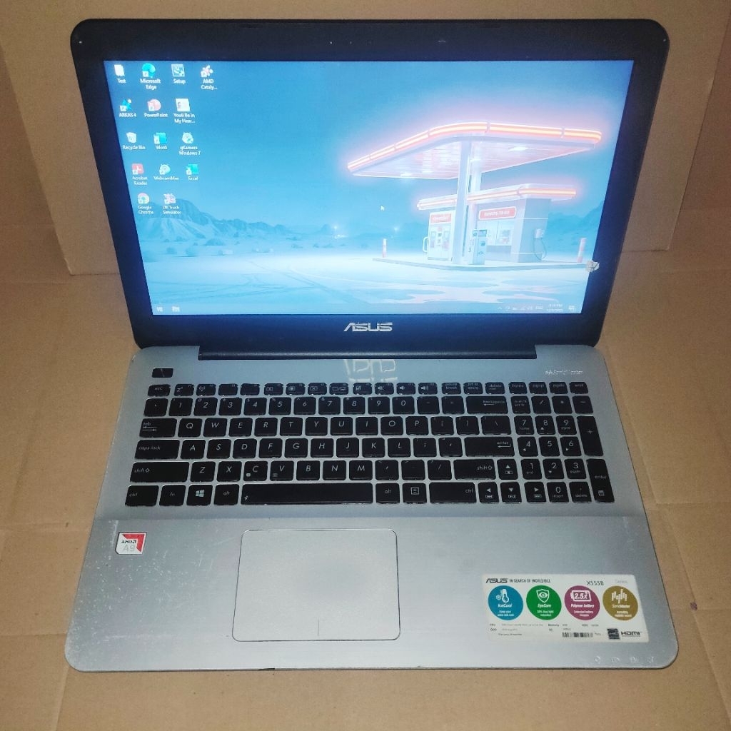 Jual LAPTOP ASUS X555BA AMD A9-9420 4/500 Second Minus (BACA DESKRIPSI ...