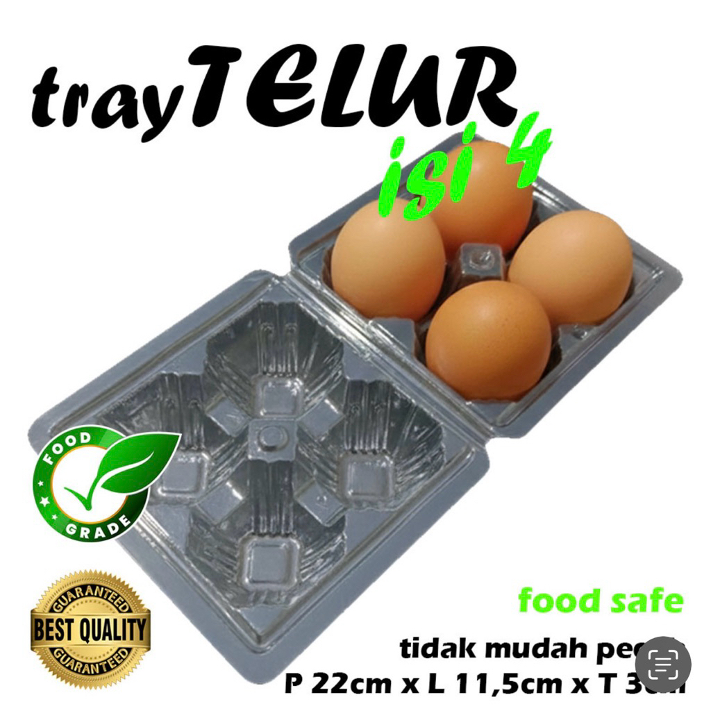 Jual (isi 50) Mika telur 4 tanpa pengunci | Shopee Indonesia