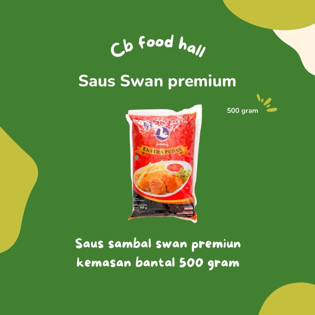 Jual SAOS SAMBAL PREMIUM EXTRA PEDAS SWAN KEMASAN BANTAL 500GR | Shopee ...