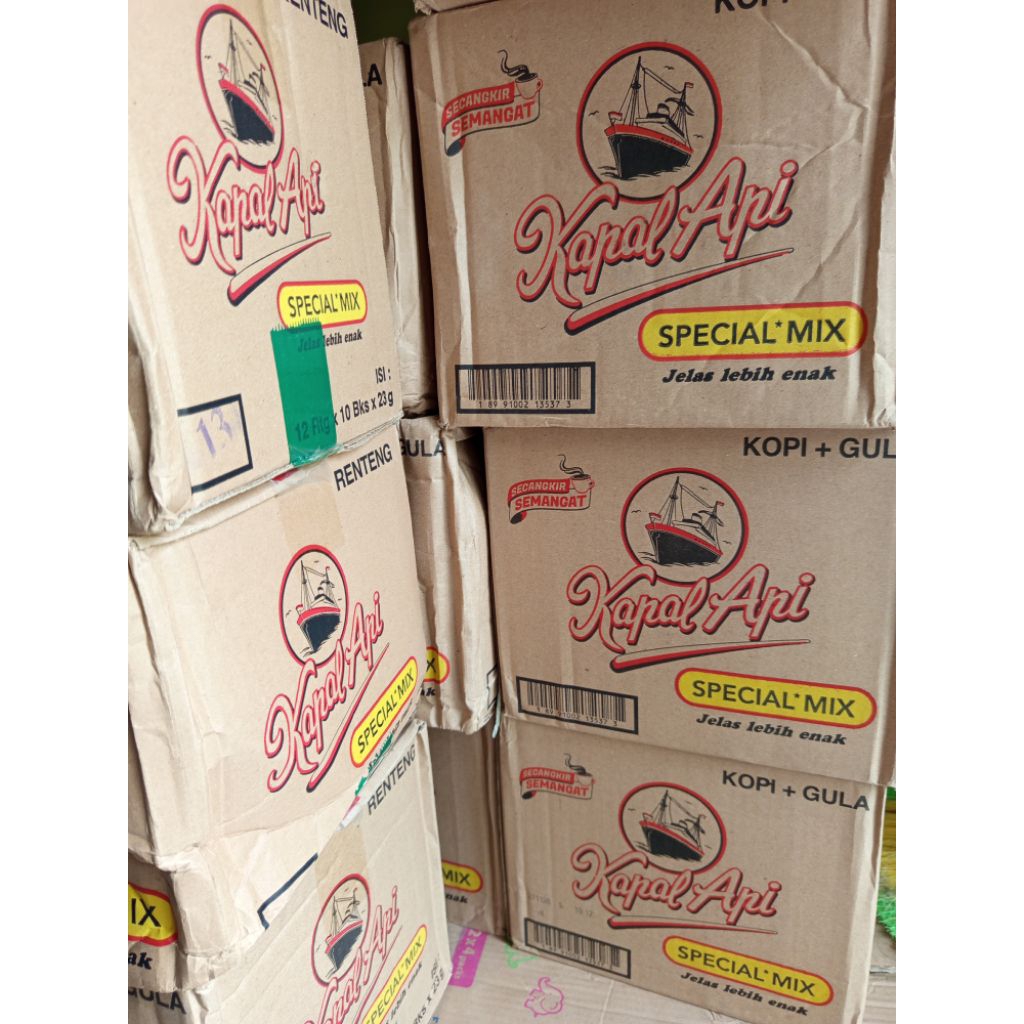 Jual Kopi Kapal Api Spesial Mix 1 Dus - 12 Renceng, Rasa Klasik dan ...