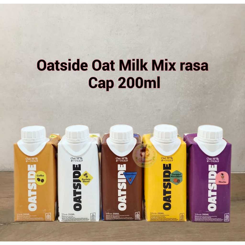 Jual OATSIDE Oat Milk Barista Blend Chocolate Coffee Mocha Caramel ...
