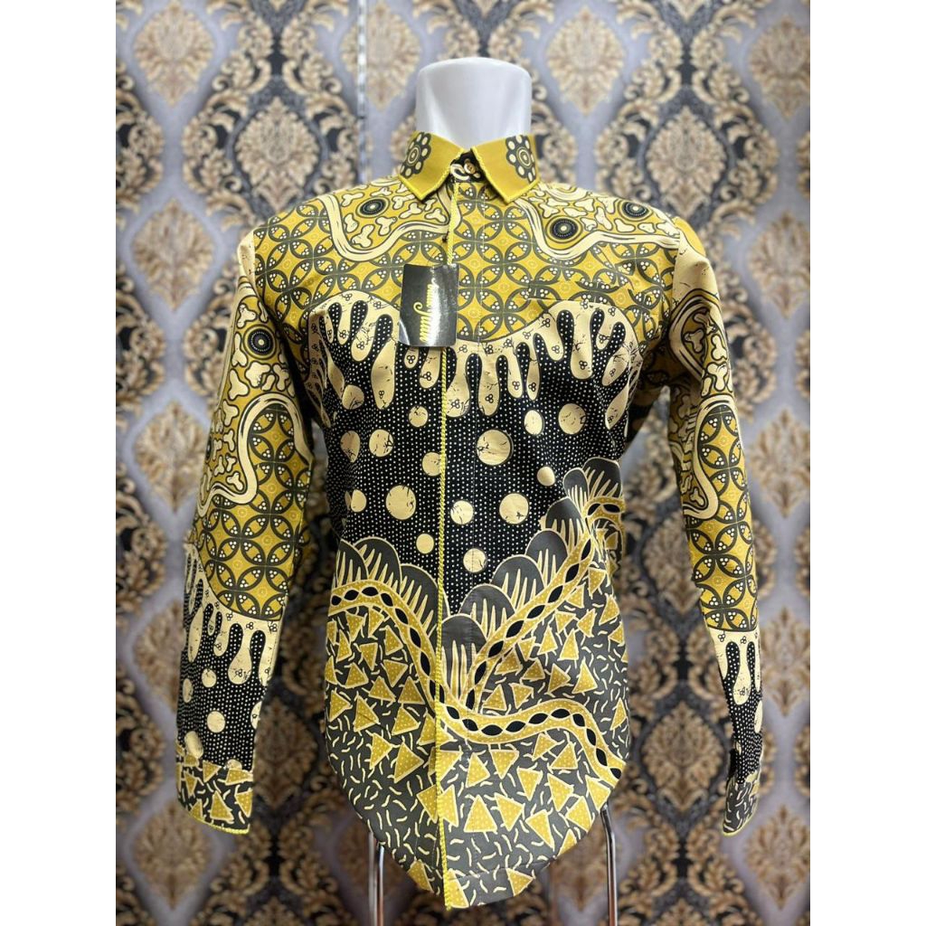 Jual Batik Jilan - Kemeja Lengan Panjang BodyFit - Motif Kawung ...