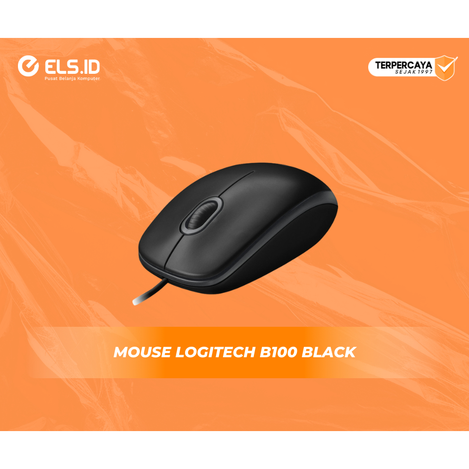 Jual Mouse Logitech B100 Black | Shopee Indonesia
