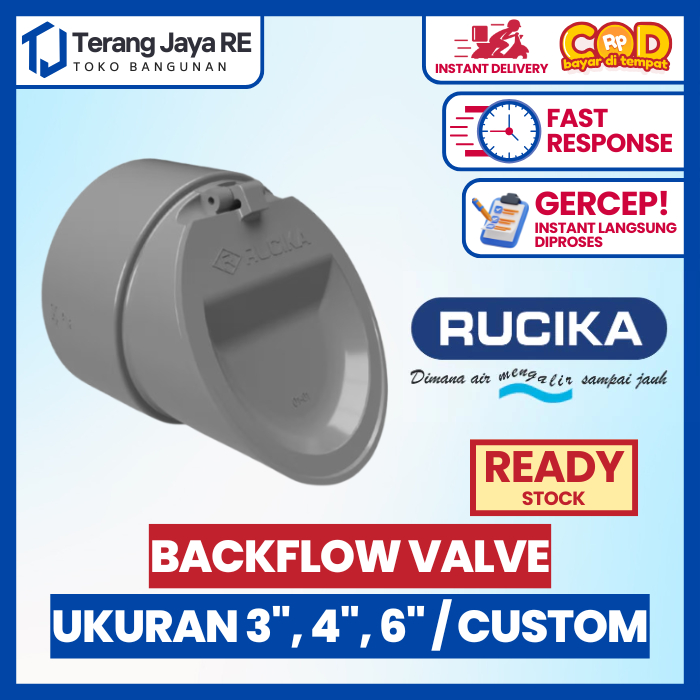 Jual Back flow Valve 2 3 4 6 Inch RUCIKA - Backflow Tutup Pipa Anti ...