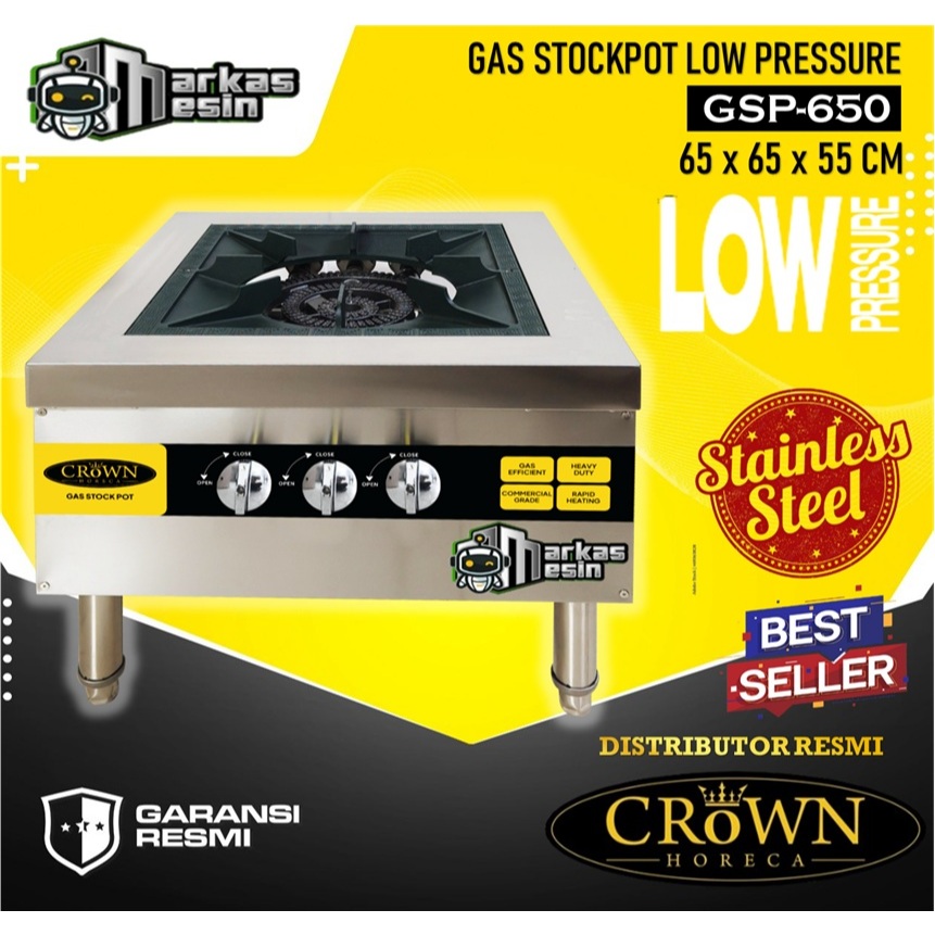 Jual Gas Stockpot CROWN GSP-650 Low Pressure | HSP-500 High Pressure ...