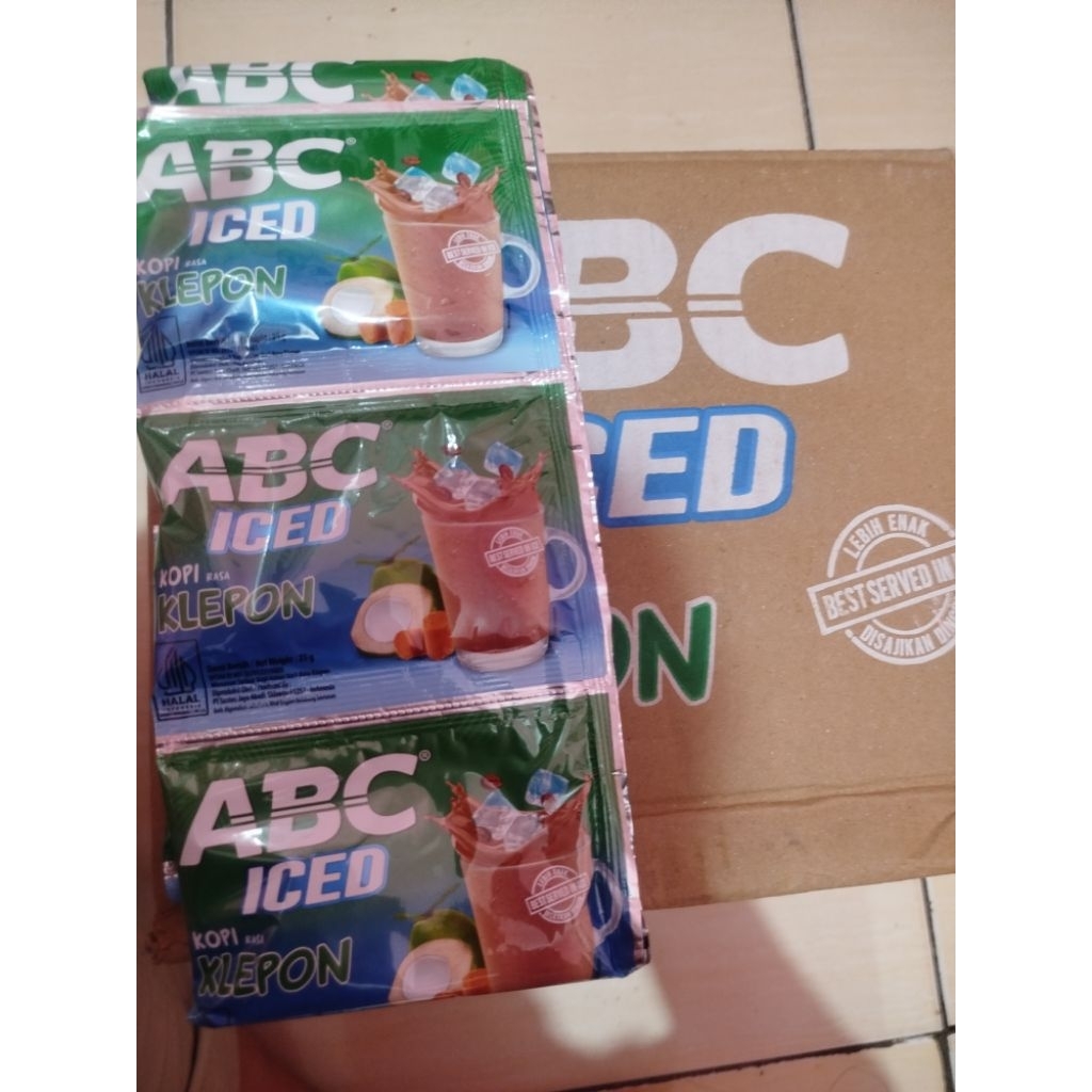 Jual Kopi ABC Klepon 1 Karton 12 Renceng, Rasa Unik dan Nikmat | Shopee ...