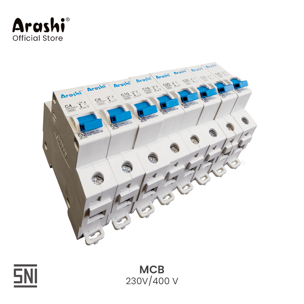 Jual Arashi MCBA 1Phase / Miniature Circuit Breaker | Shopee Indonesia
