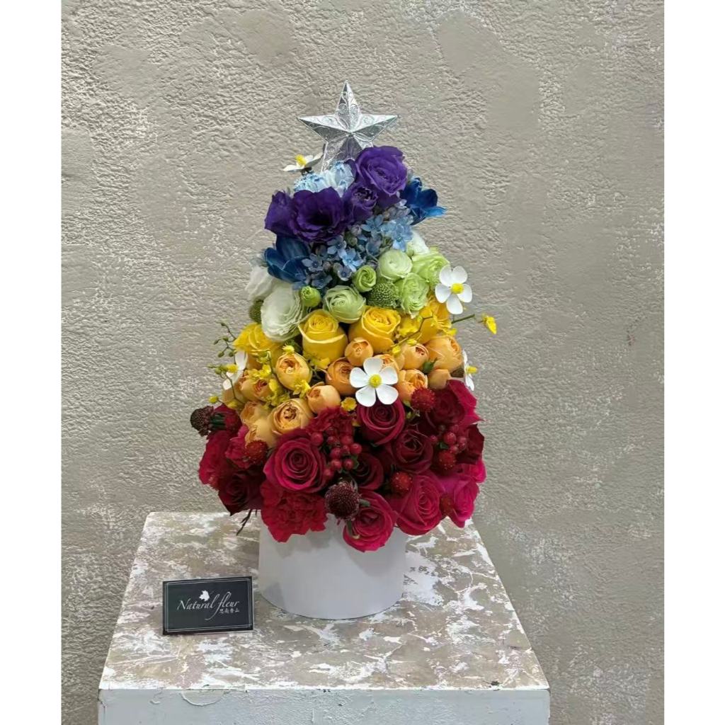 Jual Hadiah Natal/Buket Natal/Bunga sabun bertema Natal - 45 mawar ...