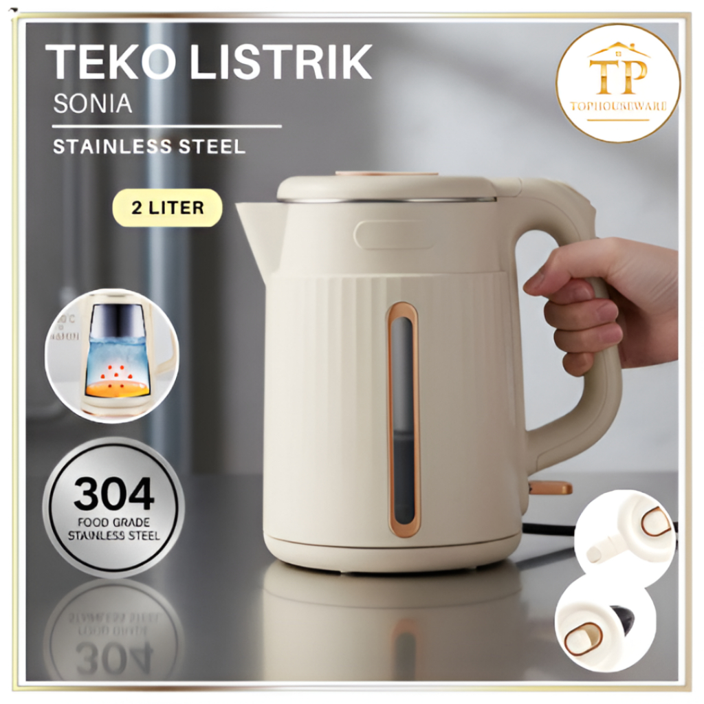 Jual TP' Teko Pemanas Air Listrik Teko Listrik Sonia 2 Liter Pemanas ...