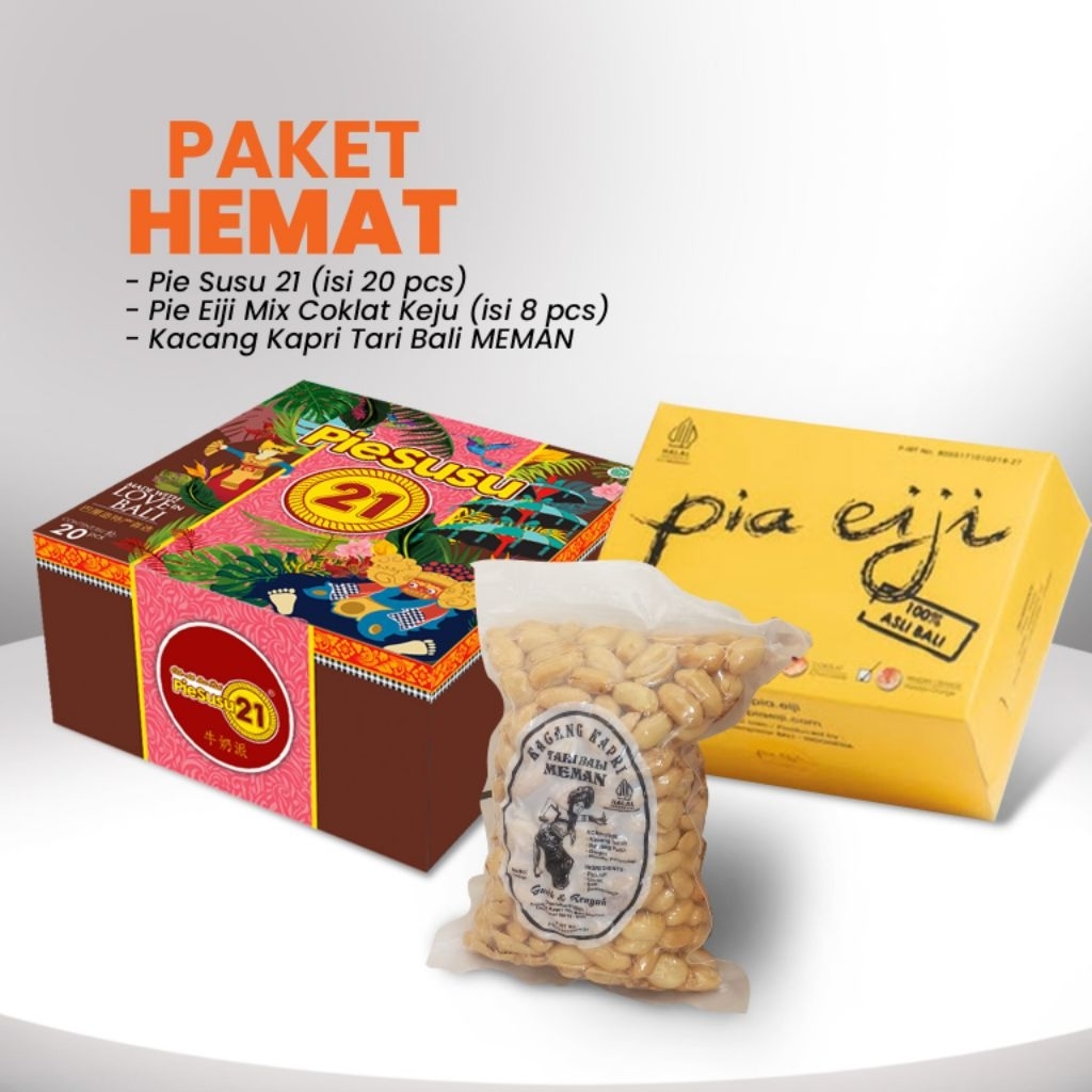Jual PAKET HEMAT PIE SUSU 21 ISI 20 PCS+PIA EIJI MIX COKLAT KEJU ISI 8 ...