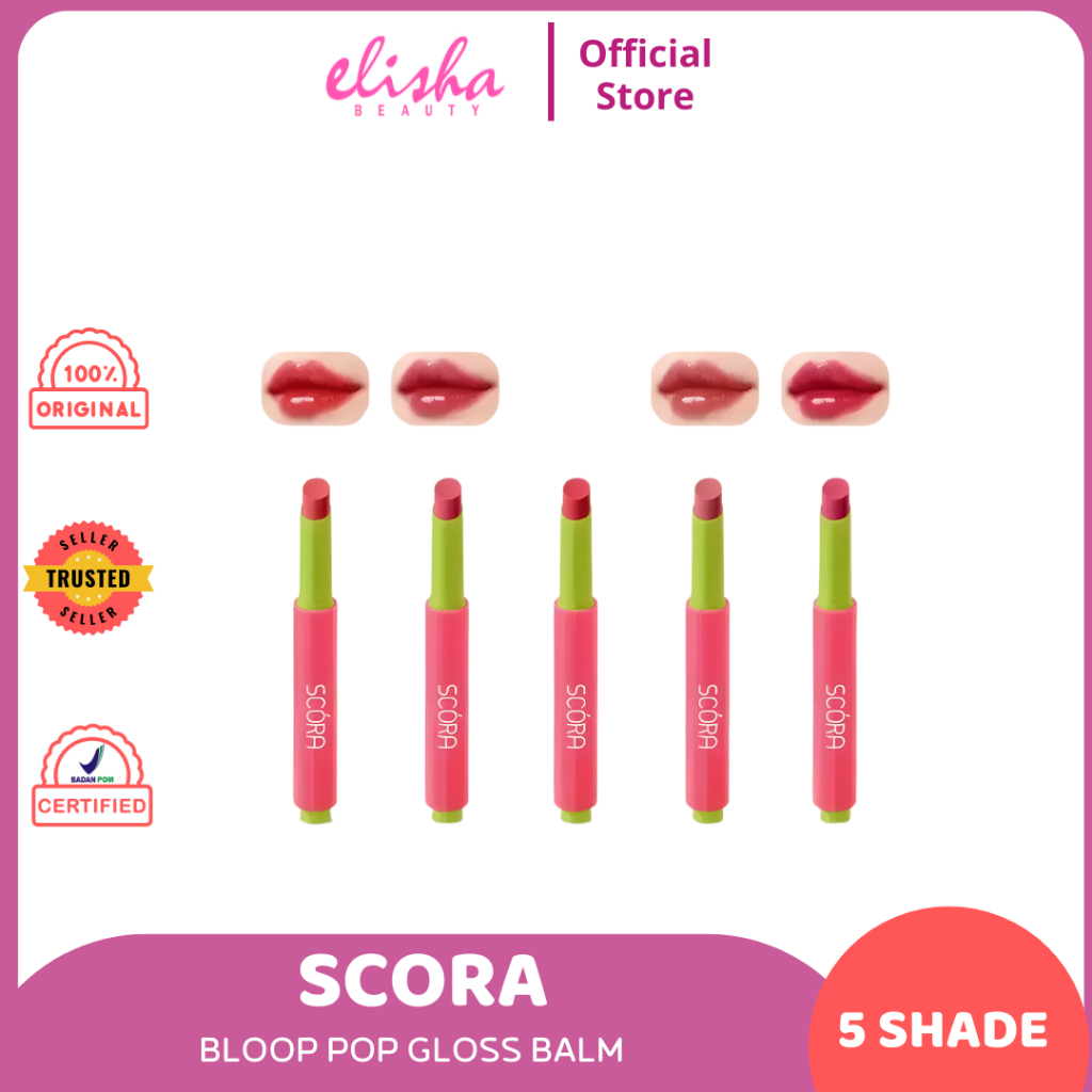 Jual SCORA BLOOP POP GLOSS BALM | Shopee Indonesia