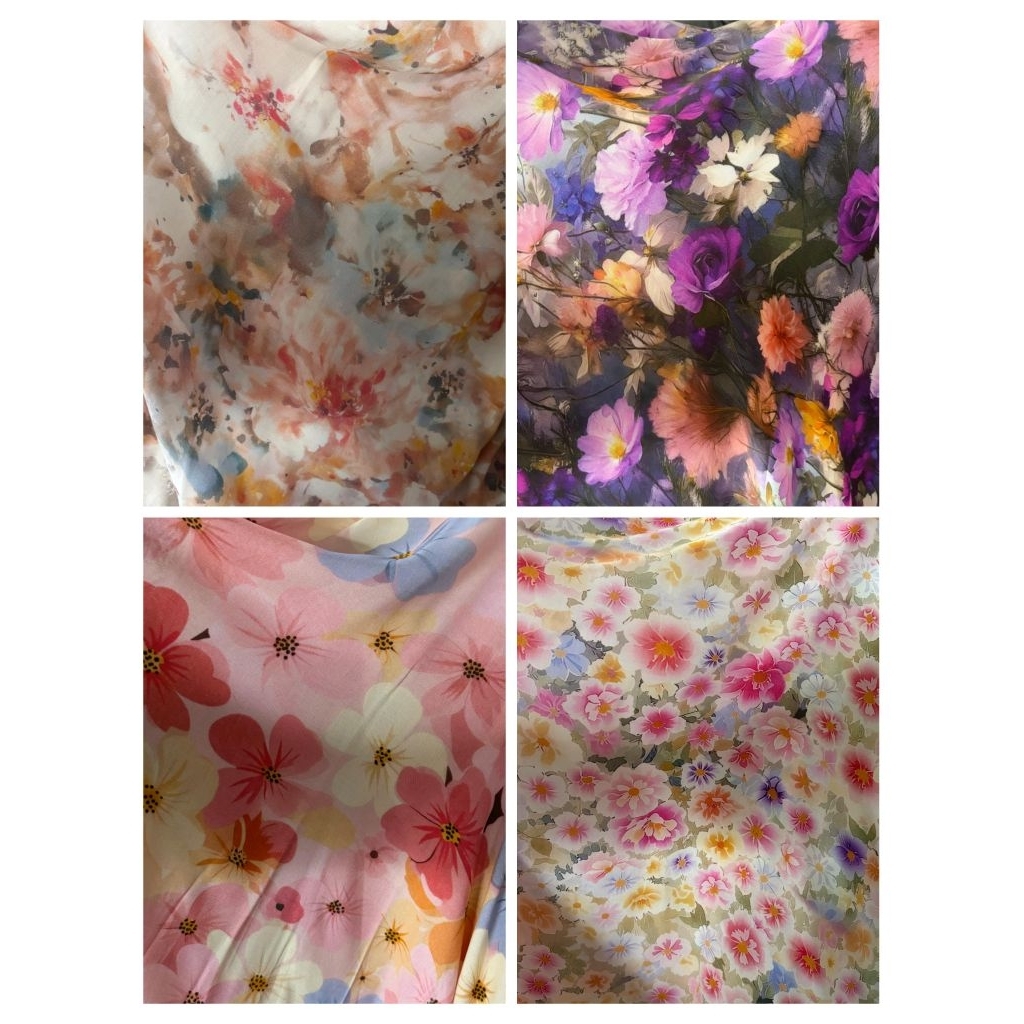 Jual kain katun rayon digital printing premium (0,5m) | Shopee Indonesia