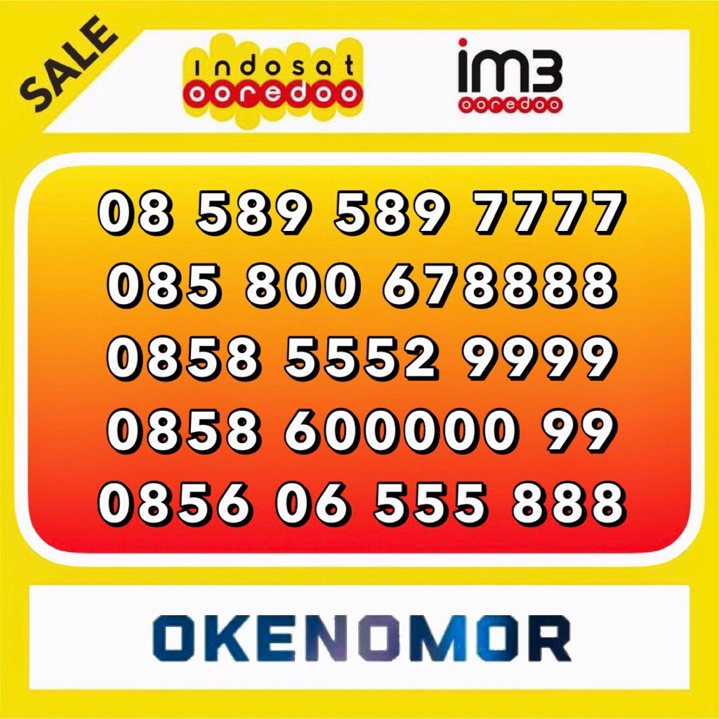 Jual Indosat im3 Nomor cantik 11 digit 12 digit | Shopee Indonesia