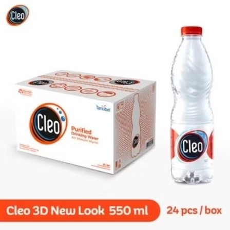 Jual CLEO BOTOL TANGGUNG 550 ML ISI 24 PCS AIR MINERAL MURNI | Shopee ...