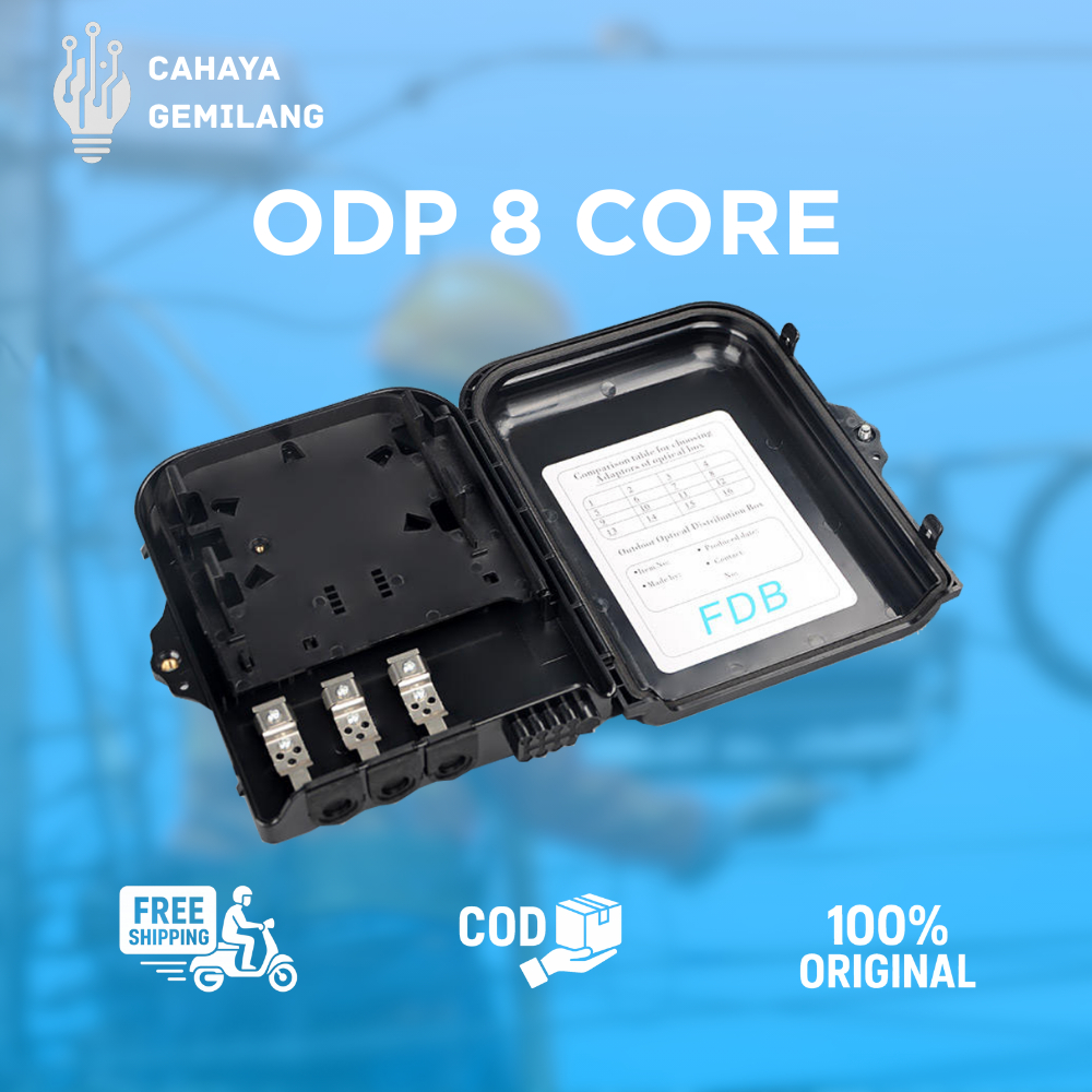 Jual ODP Mini Fiber Optic 8 Core FTTH Outdoor Indoor – Box Distribusi ...