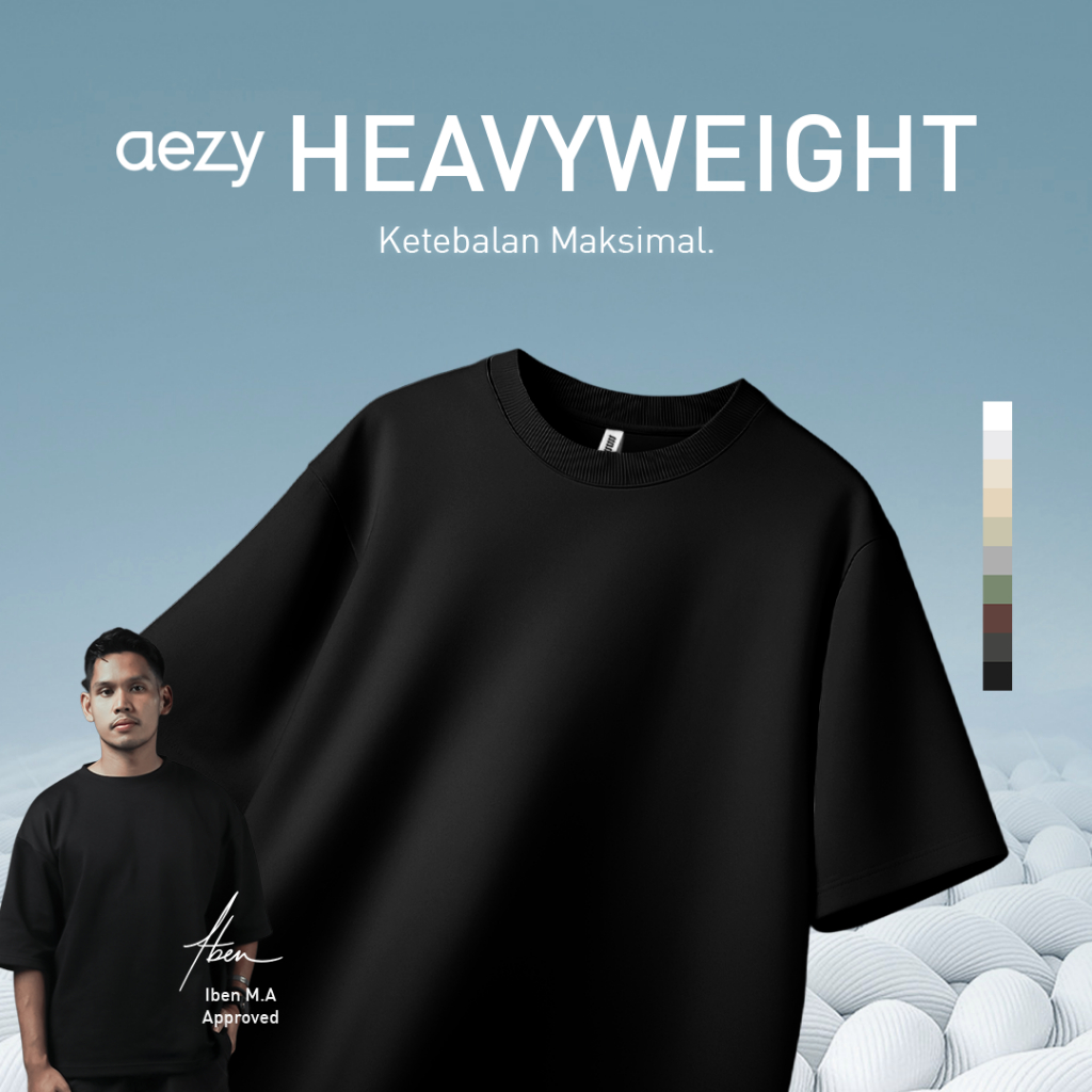 Jual No Void Minds Heavyweight AEZY Oversized T-Shirt | Charcoal ...