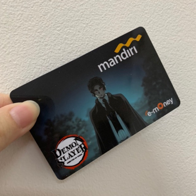 Jual Emoney Kibutsuji Muzan Demon Slayer x Mandiri x Ebisu Cafe x ...