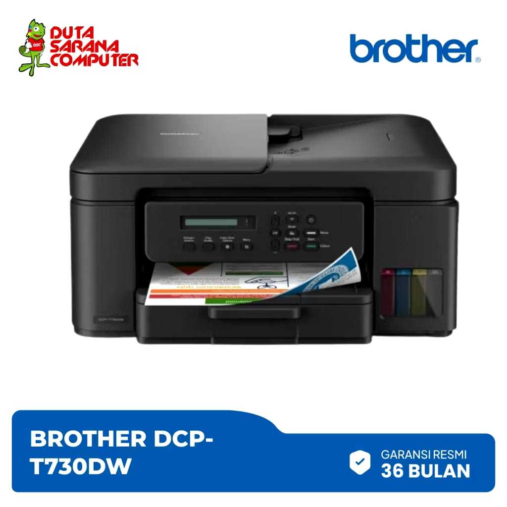 Jual BROTHER Printer Inkjet DCP T730DW Ink Tank A4 All In One T730 DW ...