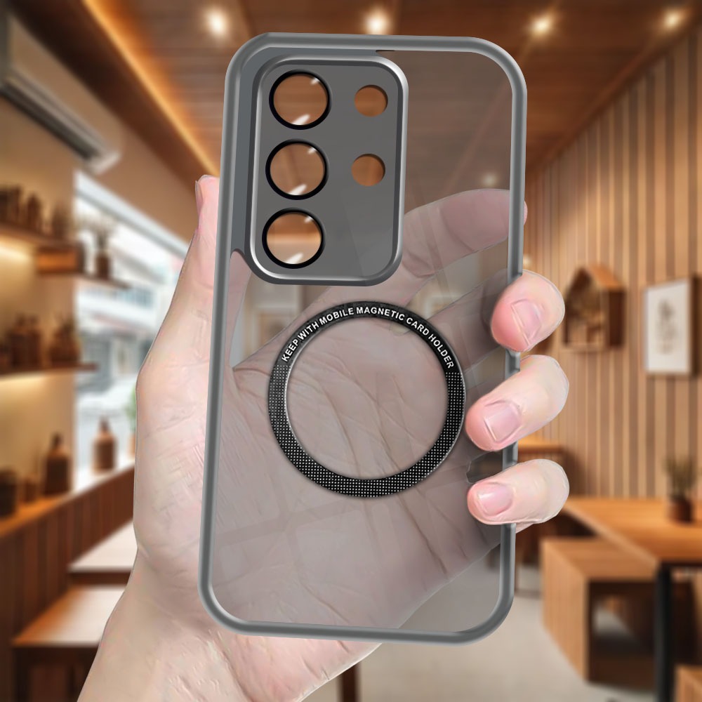 Jual Case Itel S25 S25 Ultra TPU Silicone Transparent Magnetic Magsafe ...