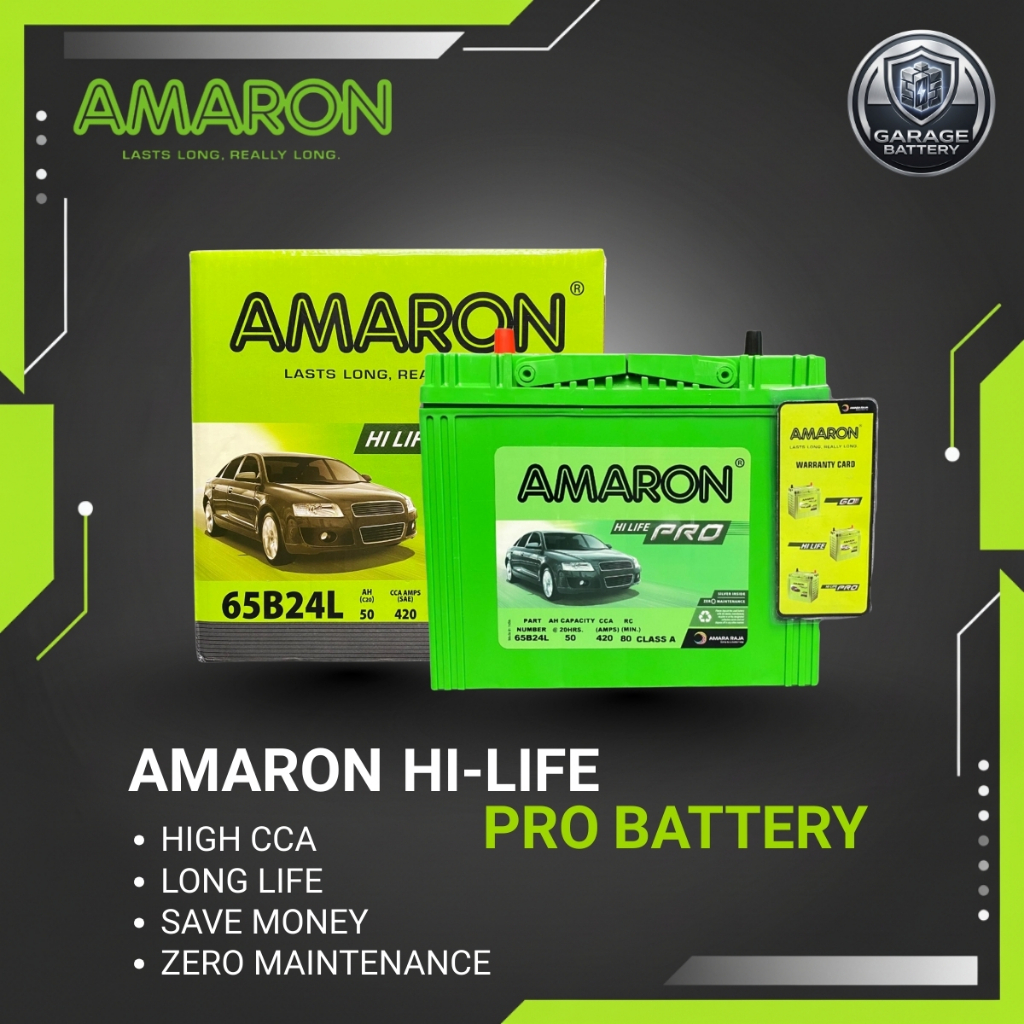 Jual Amaron Hi Life Pro Aki Mobil Toyota Corolla Twincam NS60L / 65B24L ...
