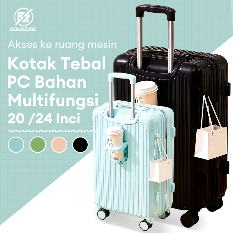 Jual BoldEdge 100% PC Koper Kabin 20 Inch Travel Koper Bagasi Hardcase ...