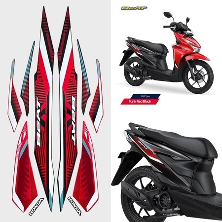 Jual Striping Stiker Honda Beat CBS 2025 2026 Fullset Berkualitas ...