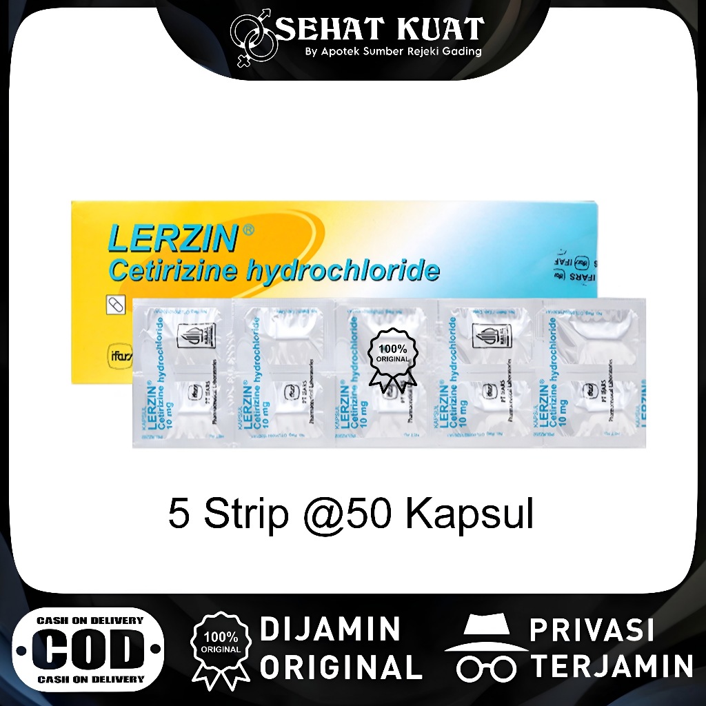 Jual LERZIN BOX (5 strip) | Shopee Indonesia