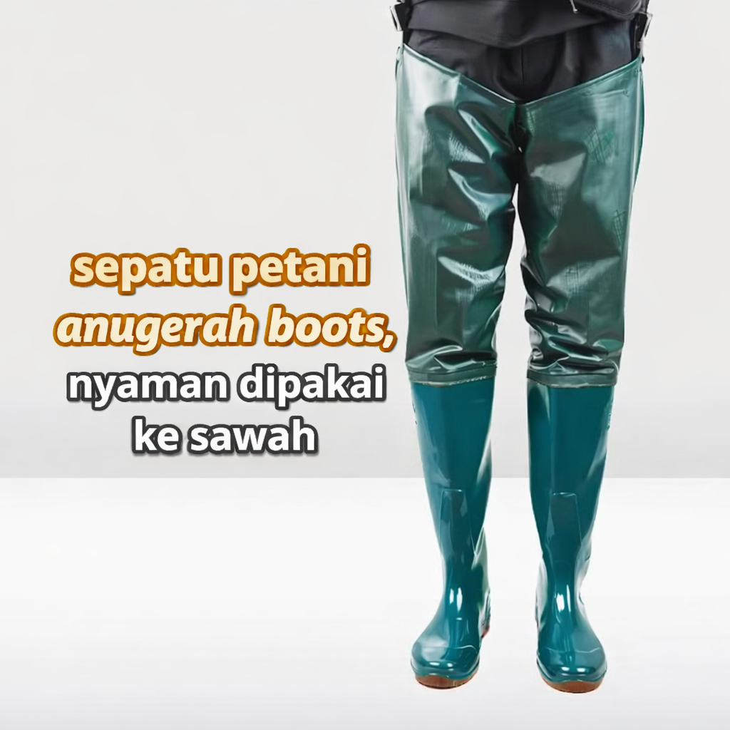 Jual Sepatu Boot – Sepatu Bot Sawah Panjang Pria – Sepatu Sawah ...