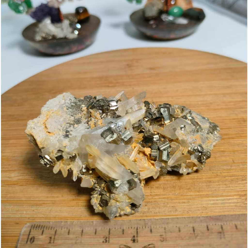 Jual Batu Natural Golden Pyrite Cluster Nusantara Speciment HQ (5 ...