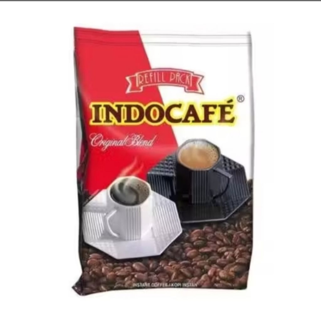 Jual Indocafe Original Blend Kopi Instan 180g Refill | Shopee Indonesia