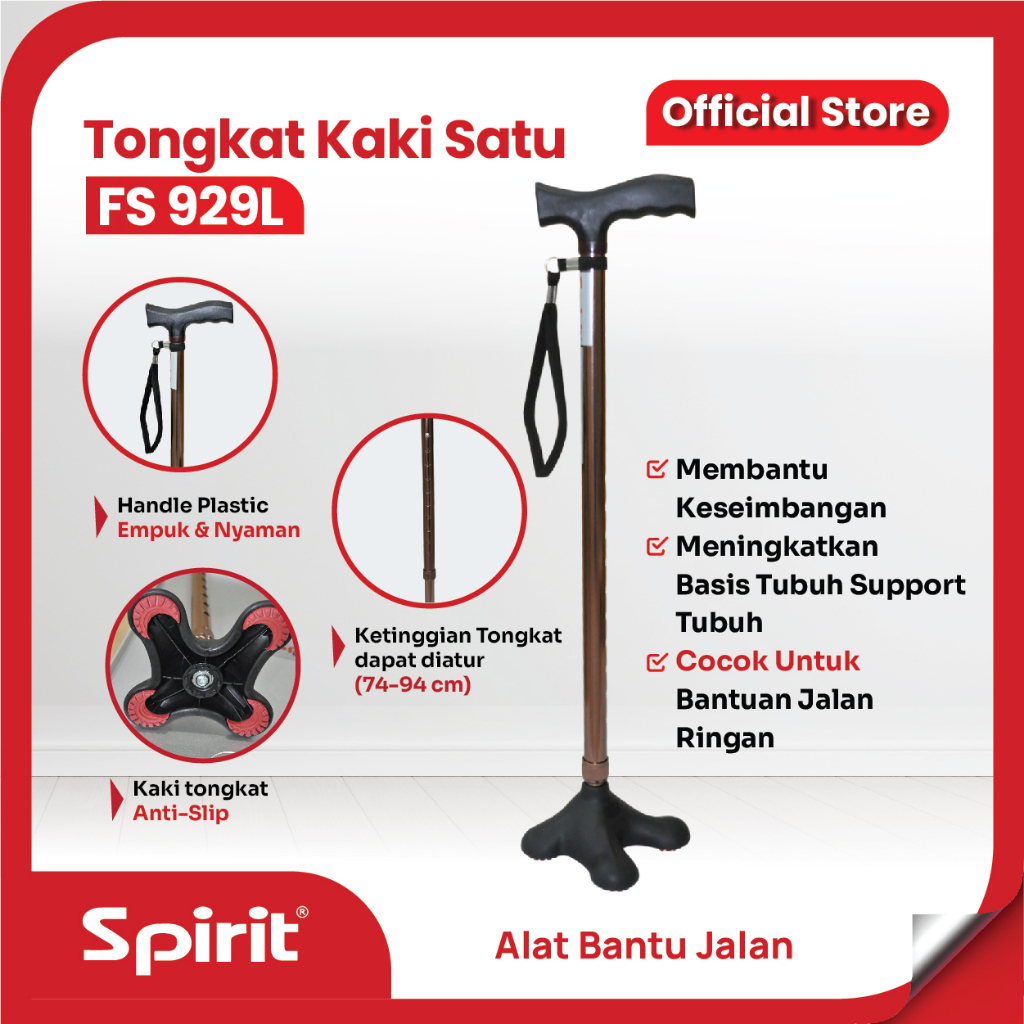 Jual Spirit Tongkat Jalan Kaki Satu FS 929L | Shopee Indonesia