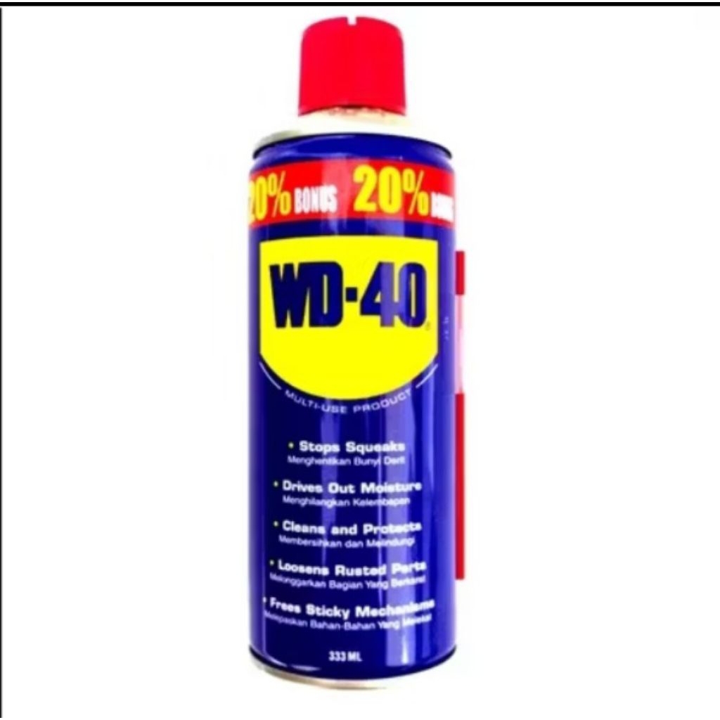 Jual 24pcs WD40 333ML WD 40 333mL WD40 333ml per karton isi 24 kaleng ...