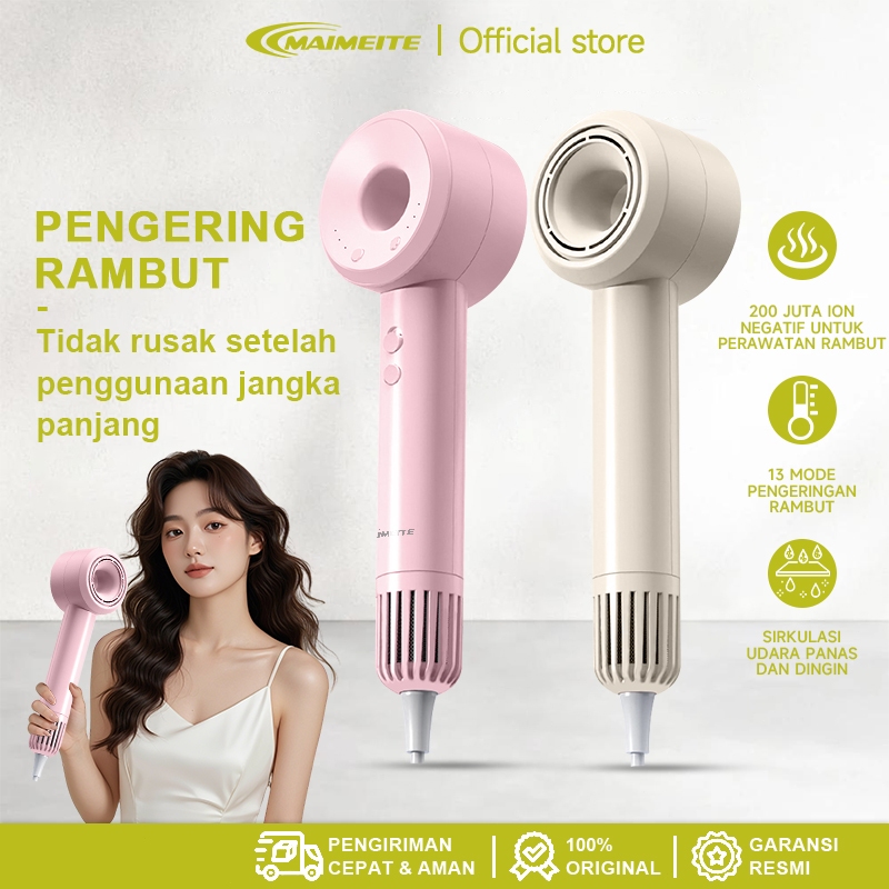 Jual MAIMEITE Pengering Rambut Berkecepatan Tinggi Daya Rendah 1200watt ...