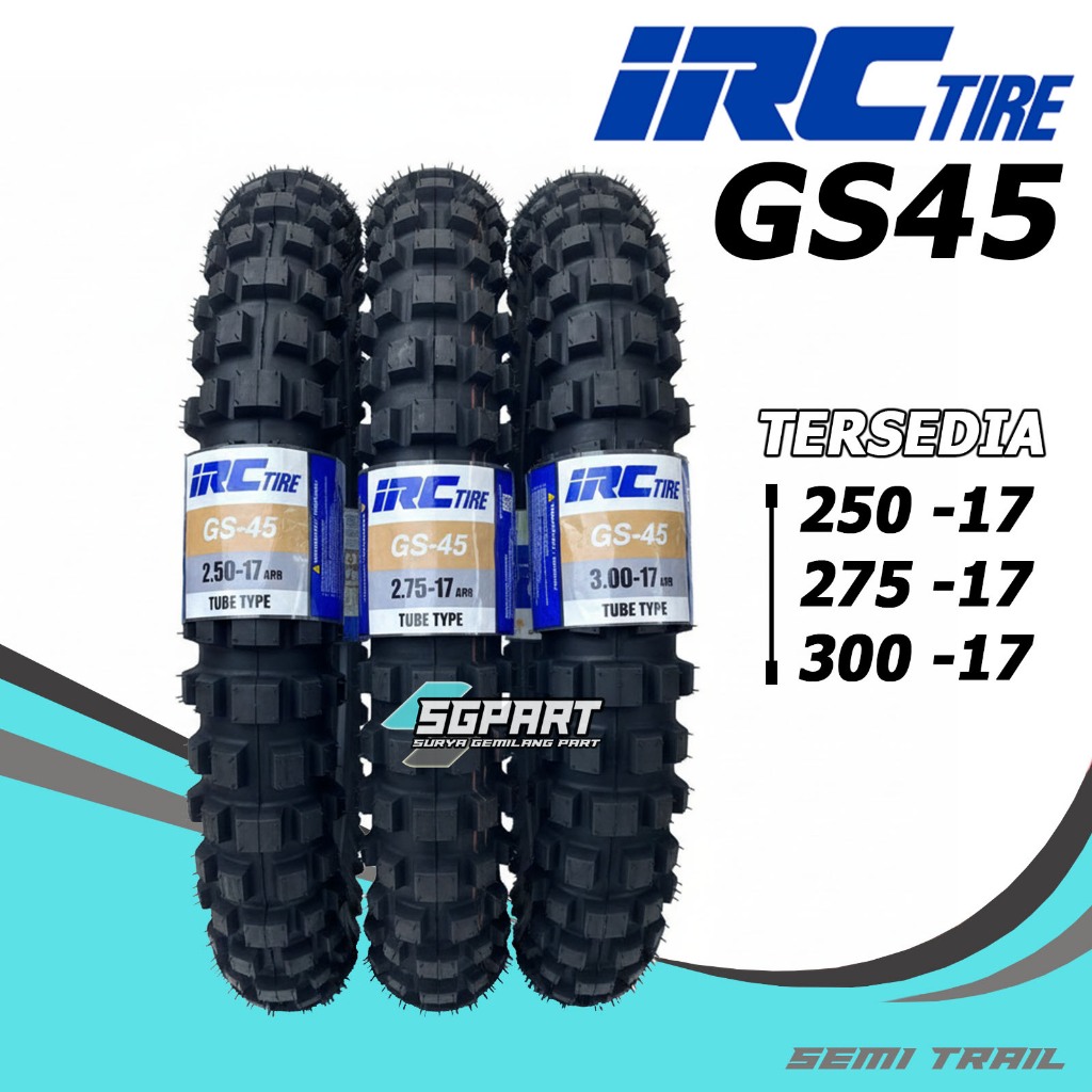 Jual Ban Trail Cross IRC GS45 Ring 17 250-17 275-17 300-17 gs45 ...