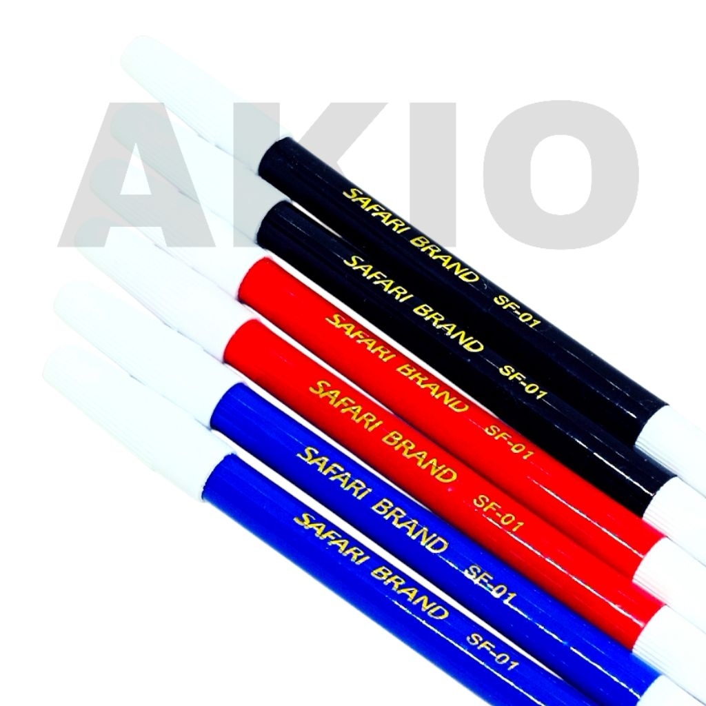 Jual Spidol Warna Permanen Kecil SAFARI BRAND SF-01 Hitam Biru Merah ...