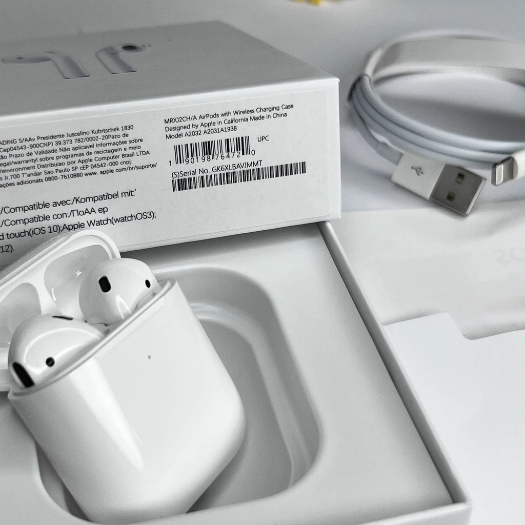 Jual OEM TWS Pods Gen 2 Wireless Charging Lengkap Box Beserta Isinya ...