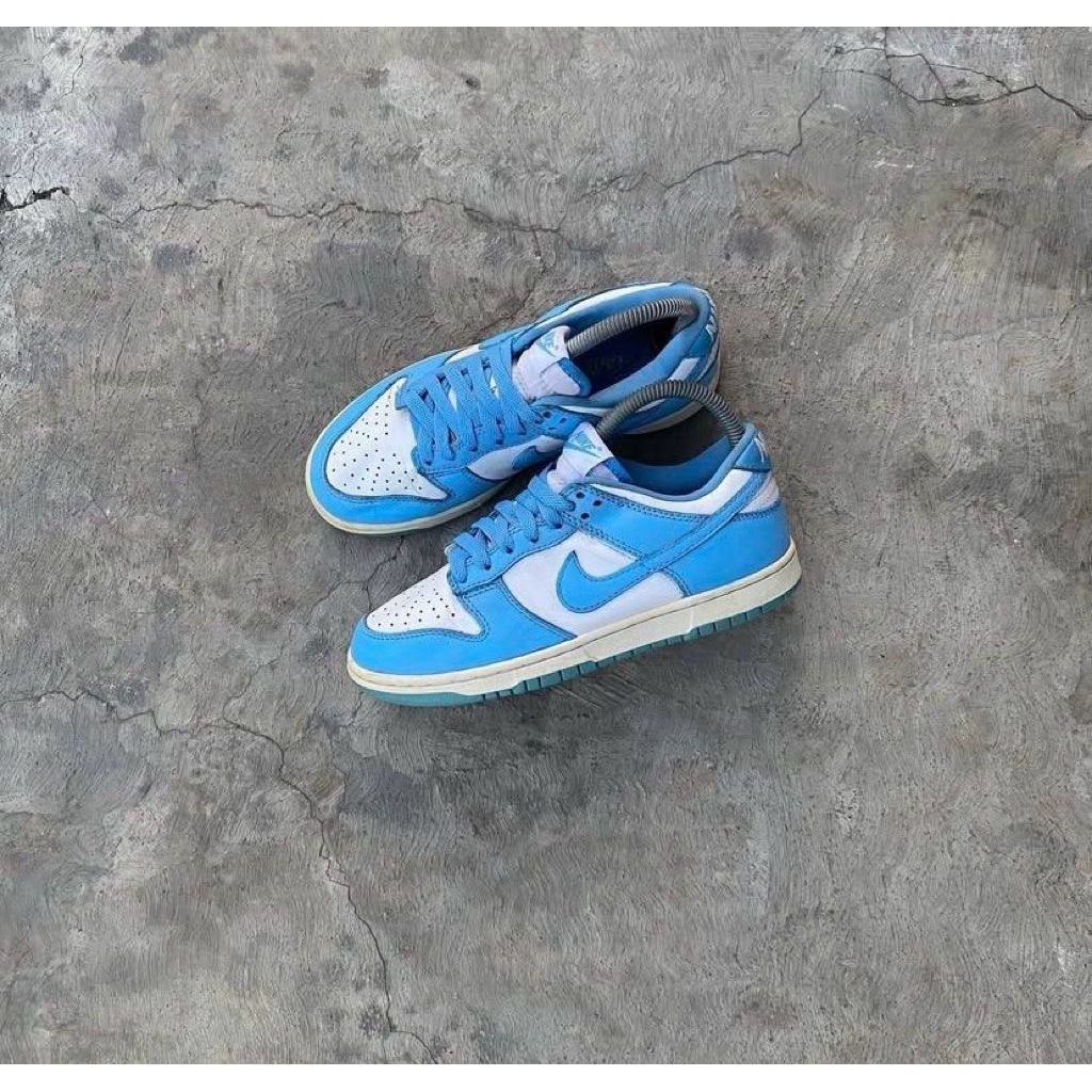 Jual sepatu nike dunk low coast blue original second | Shopee Indonesia