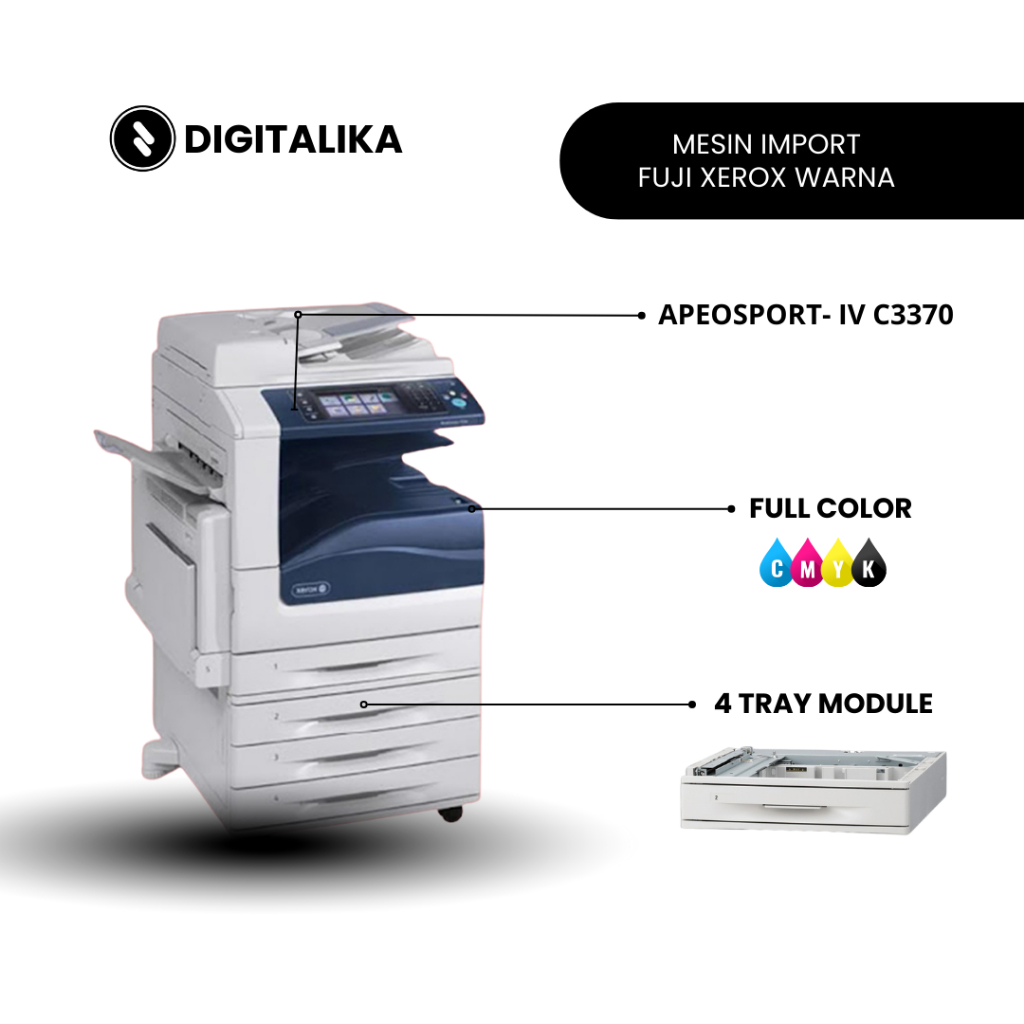 Jual Mesin Fotocopy Fuji Xerox Apeosport -IV C3370 - Import | Shopee ...