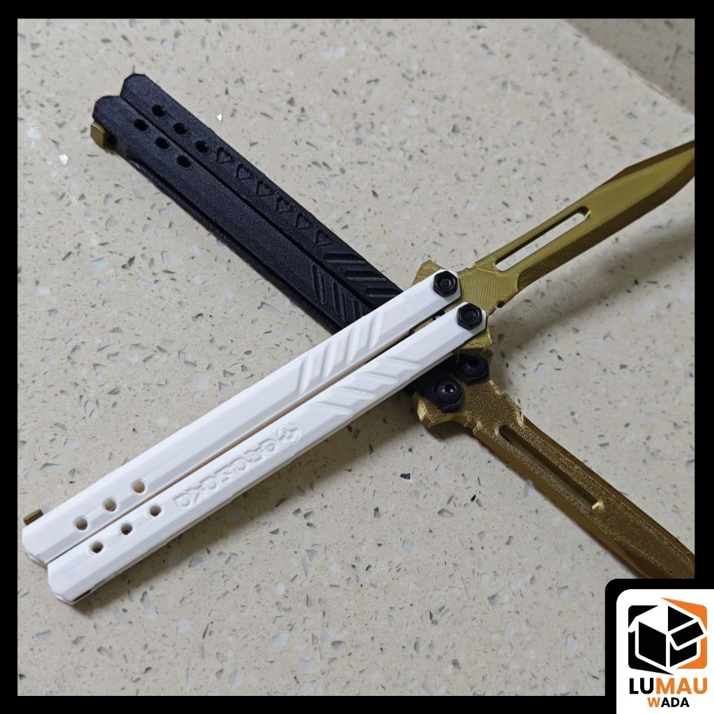 Jual Balisong Trainer Plastik Premium Cyberpunk Model - Aman untuk ...