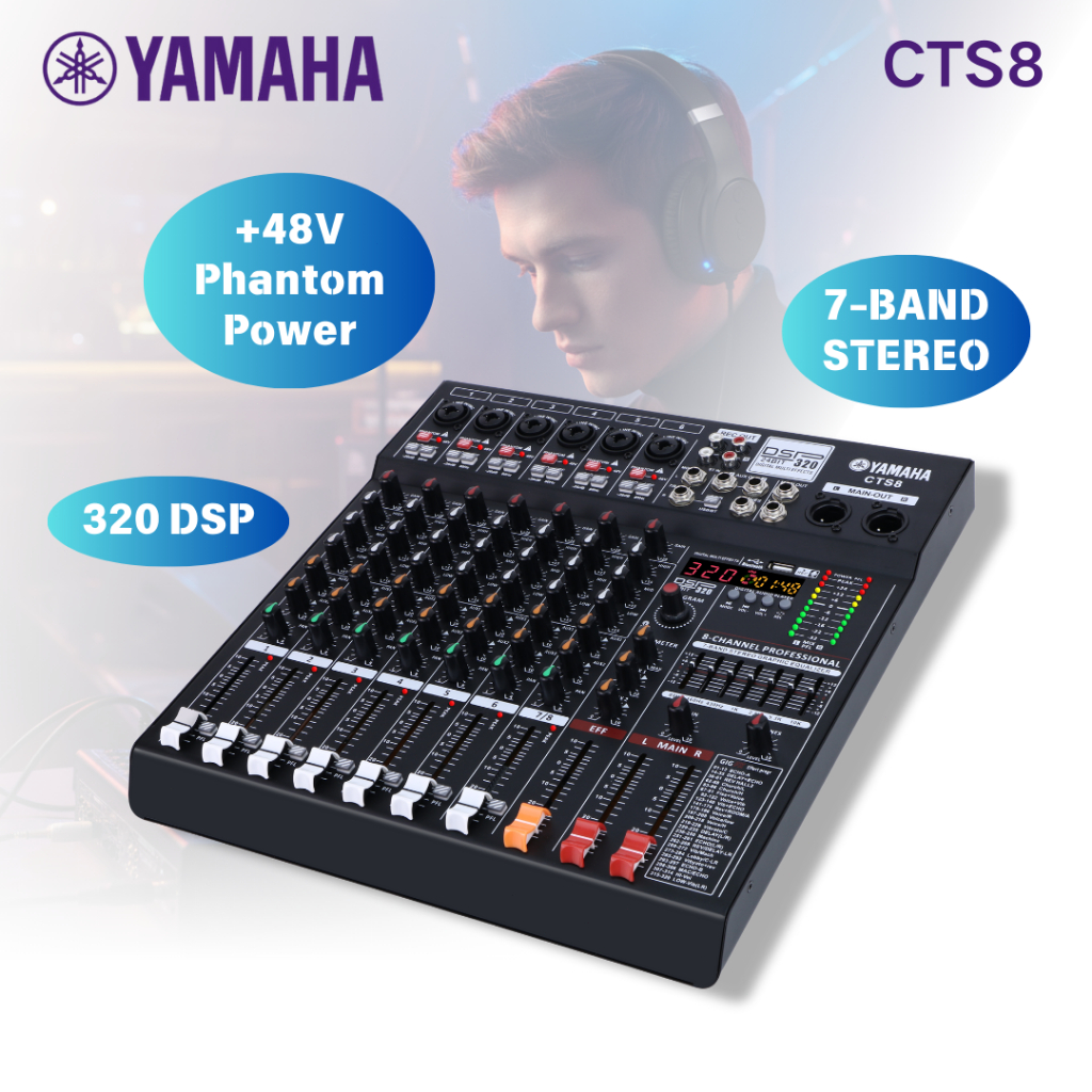 Jual Mixer audio 8 channel yamaha/CTS8,mixer 7 jalur equalizer ...