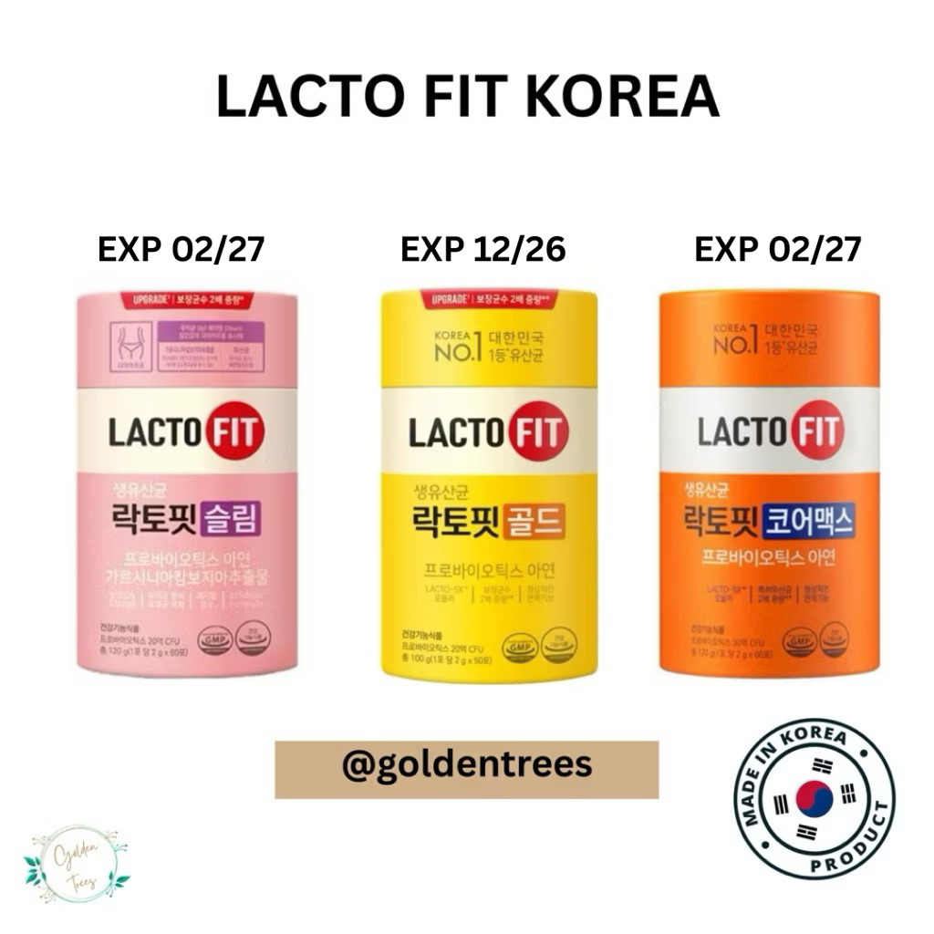Jual Lacto Fit Gold Probiotics Lacto Fit Core Max Lacto Fit Slim ...