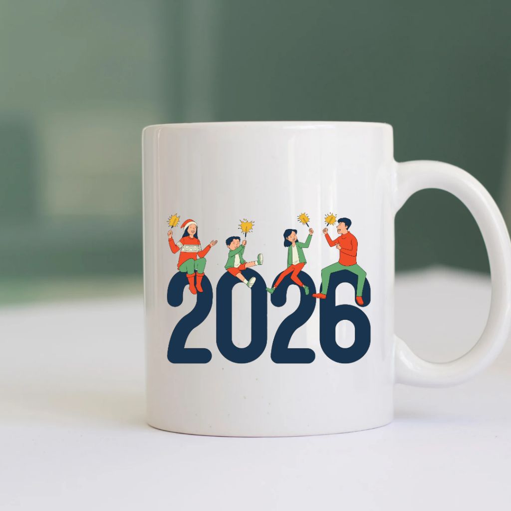 Jual Custom Mug Tahun Baru / Mug Perusahaan / Kado Akhir Tahun ...