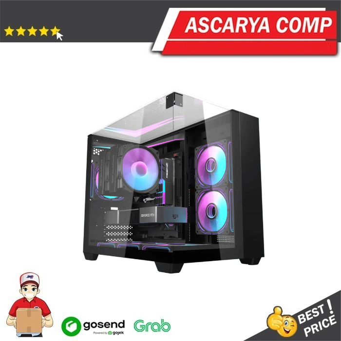 Jual darkFlash TH285M M-ATX PC Case Gaming | Shopee Indonesia