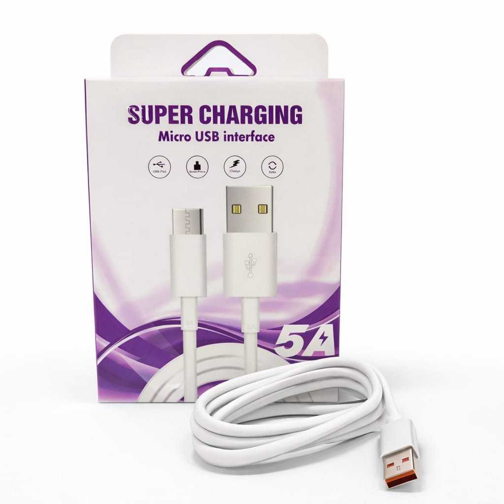 Jual Kabel Data MICRO USB 5A Kabel Charger Super Charging Kabel Casan ...