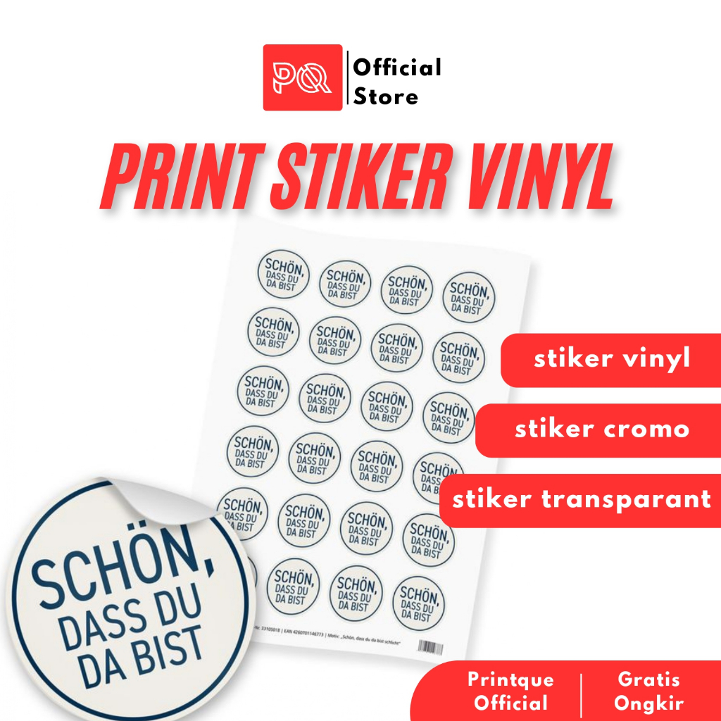 Jual STICKER VINYL A3+ TAHAN AIR / STICKER LABEL KEMASAN / LABEL ...