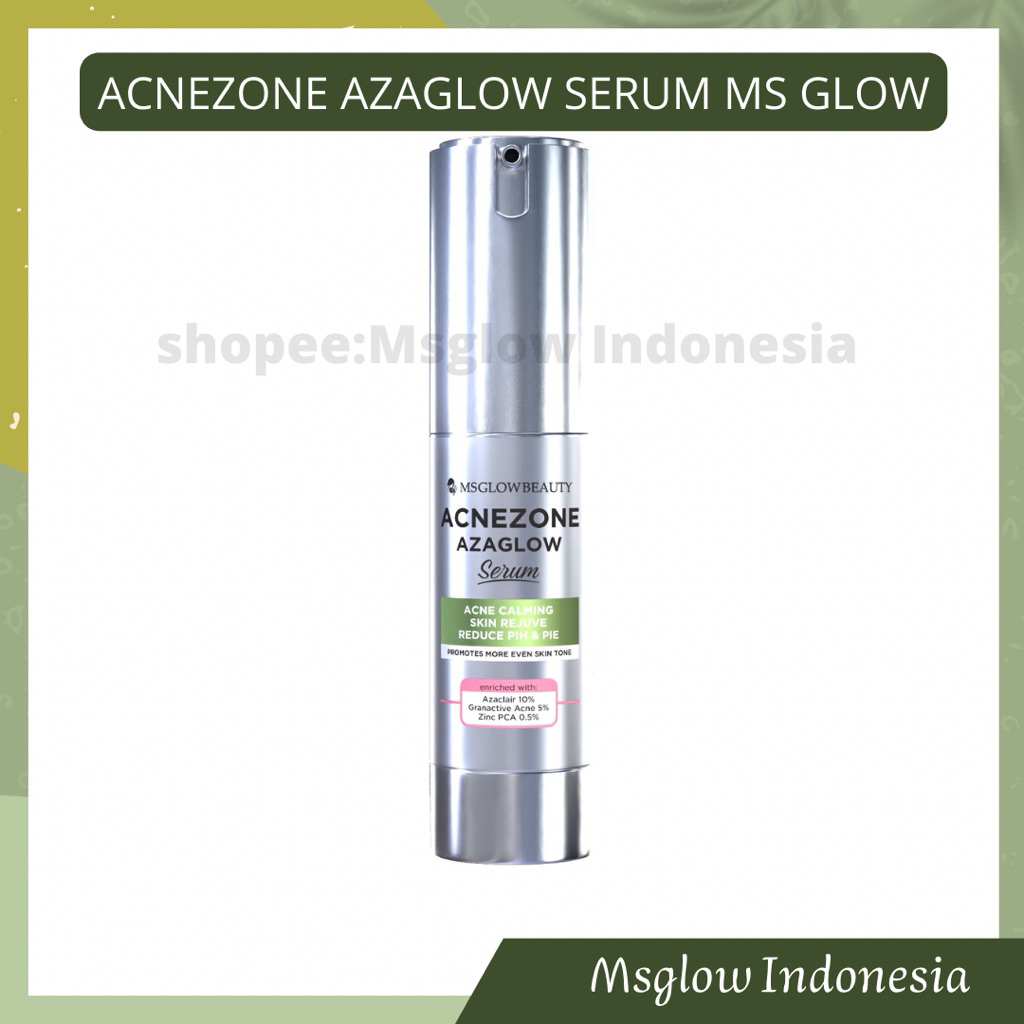 Jual SERUM ACNEZONE AZAGLOW MS GLOW/ ACNE SERUM MS GLOW/ SERUM JERAWAT ...